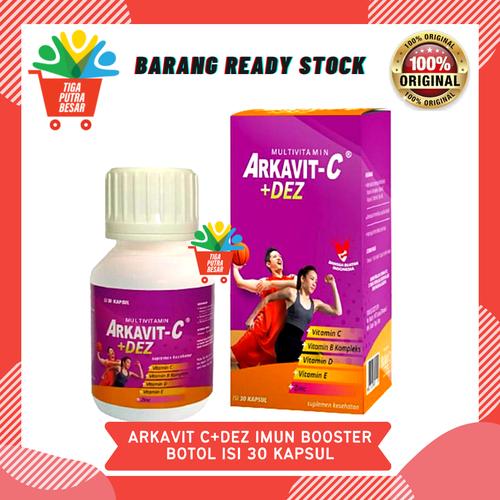 Jual ARKAVIT MULTIVITAMIN CDEZ ISI 30 KAPSUL / ARKAVIT C PLUS D E ZINC ...