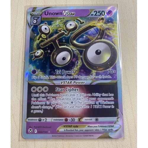 Jual Unown V Star Pokemon English - Jakarta Utara - wolveskicksid ...