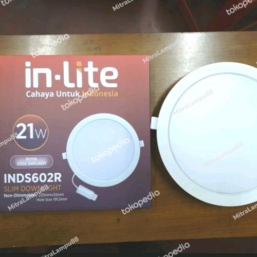 Jual Lampu Led Downlight IB INLITE INDS602R 21W 21Watt Panel Light ...