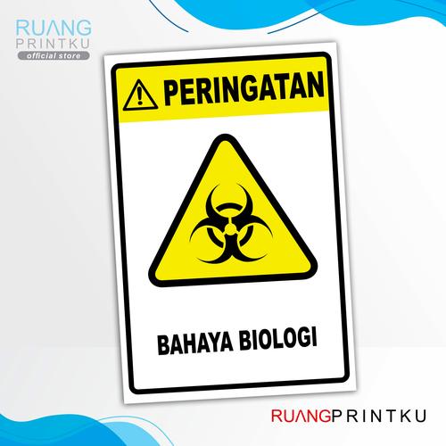 Jual Stiker Safety Sign K3 Rambu Peringatan Bahaya Biologi - Jakarta ...