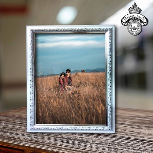 Jual Bingkai Frame Foto 3R ( 9x13cm ) Gold dan Silver - Putih Silver ...