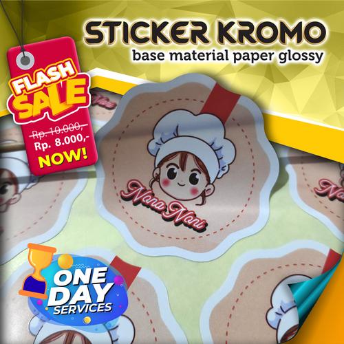 Jual PRINT STICKER LABEL KROMO / CETAK STIKER KEMASAN CROMO A3+ - KROMO ...