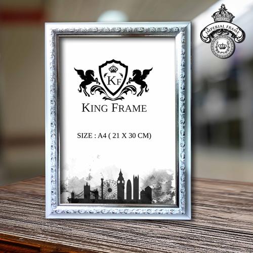 Jual Bingkai Frame Figura Foto Ijazah A4 ( 21x30 cm ) silver / gold ...