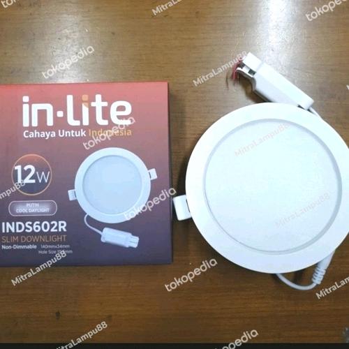 Jual Lampu Led Downlight IB INLITE INDS602R 12W 12Watt Panel Light ...