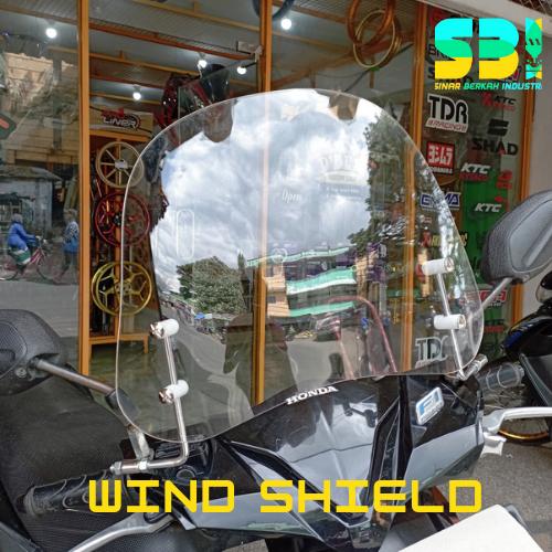 Jual Windshield Universal Ukuran Sedang Visor Universal plus Pangkon ...