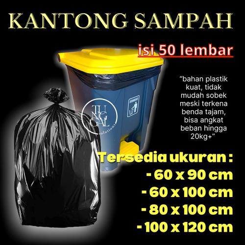 Jual Kantong Sampah Hitam - Trash Bag Hitam. Ukuran 60x90 cm dan 80x10 cm. - Kota Malang ...