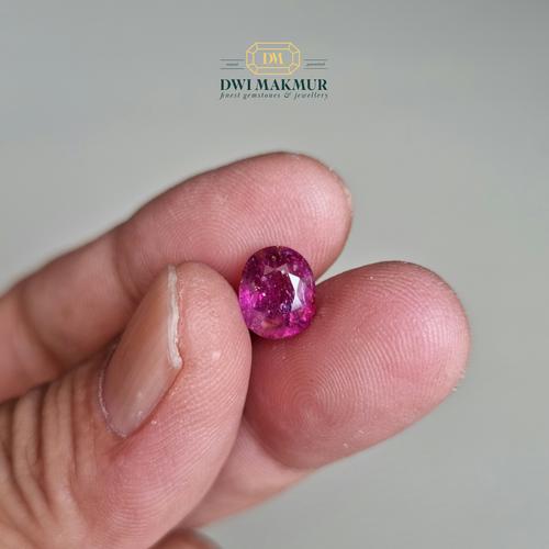 Jual CGL Certified Good Color,Sparkling,NH 3.32 Cts RUBY Madagascar ...