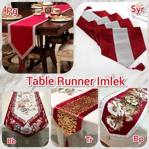 Jual table runner imlek taplak meja imlek merah sincia - syr, 350 cm ...