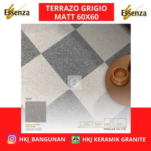 Jual GRANIT LANTAI ESSENZA TERRAZO GRIGIO 60X60 KUALITAS 1 GRADE A ...