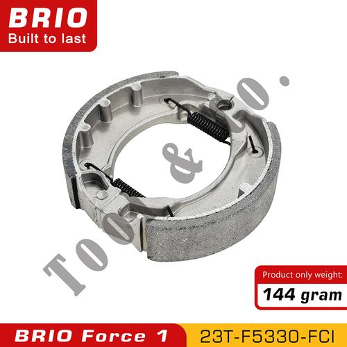Jual BRIO BRAKE SHOE 23T-F5330-FCI KAMPAS REM TROMOL BELAKANG FORCE 1 ...