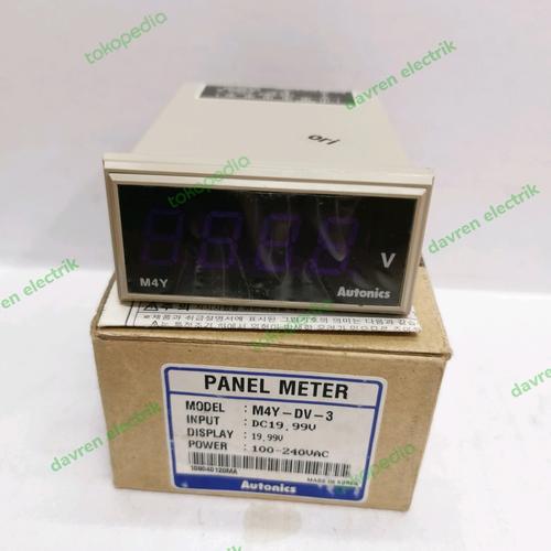 Jual autonic panel meter M4Y-DV-3 - Jakarta Barat - Davren electric ...