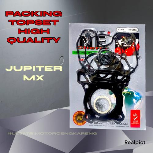 Jual PAKING GASKET TOPSET TOP SET JUPITER MX OLD VIXION CHERRY ISO 2000 ...