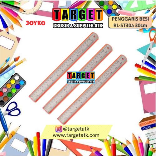 Jual PENGGARIS STAINLESS JOYKO 30CM RL-ST30 / PENGGARIS BESI / RL-ST30 ...