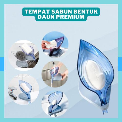Promo Leaf Soap Tempat Sabun Unik Bentuk Daun Tatakan Sabun Mandi ...