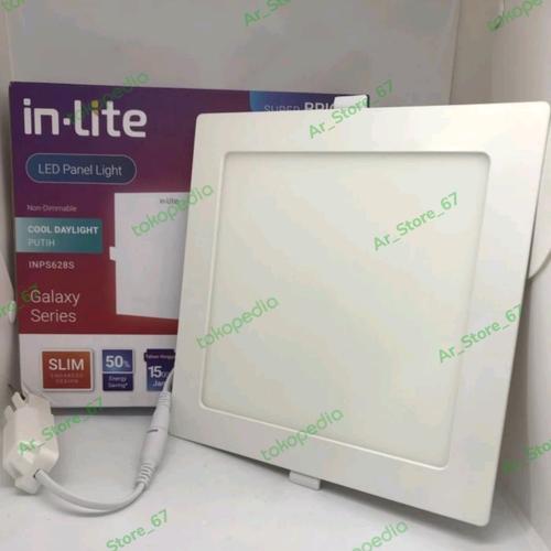Jual Led Panel Downlight 18Watt Kotak Inbouw In - Lite - Putih ...