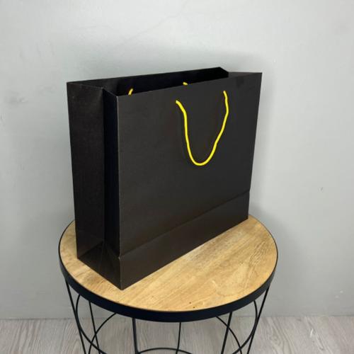 Jual [INSTAN READY] Paperbag Paper Bag Hitam polos 150 gram tebal sos ...