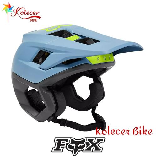 Jual Fox Dropframe Pro Helmet Helm Sepeda MTB Openface Full MIPS Dusty ...