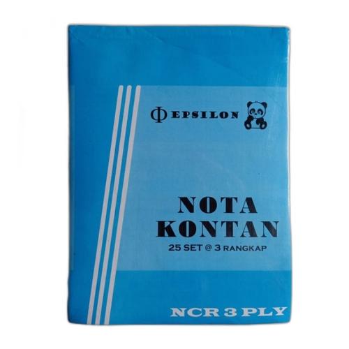 Jual Nota Kontan Besar Rangkap 3 Epsilon / NCR 3 PLY / 1 Pack Isi 10 ...