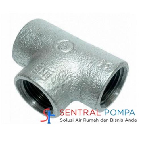 Jual Tee Galvanis 1/2 Inch T Sambungan Pipa Besi Fitting 1/2" - Kota Bandung - Sentral Pompa ...