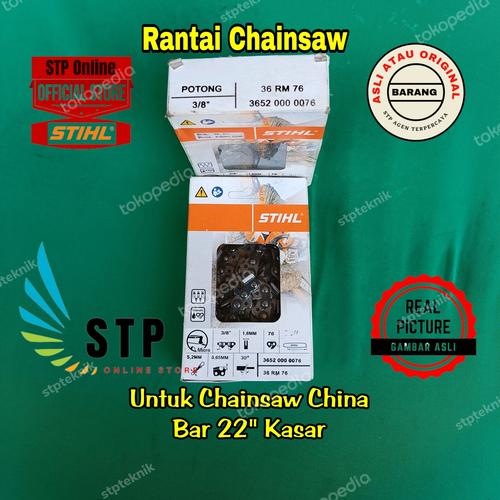 Jual RANTAI SENSO CHAIN SAW CS-5800 BAR 22 INCH STIHL ORIGINAL - Kota Tangerang - stpteknik ...
