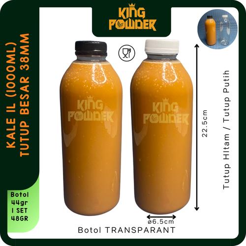 Jual Botol Kale Plastik 1000ml / Botol Minuman kopi 1L KHUSUS GOJEK ...