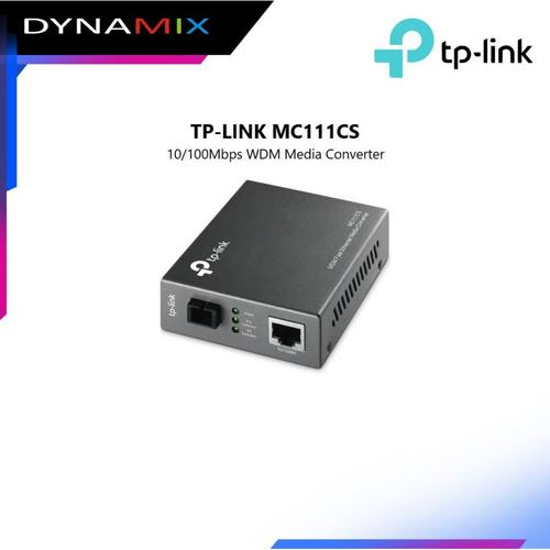 Jual TP-Link / TPLink TL-MC111CS 10/100Mbps WDM Media Converter - Kota ...