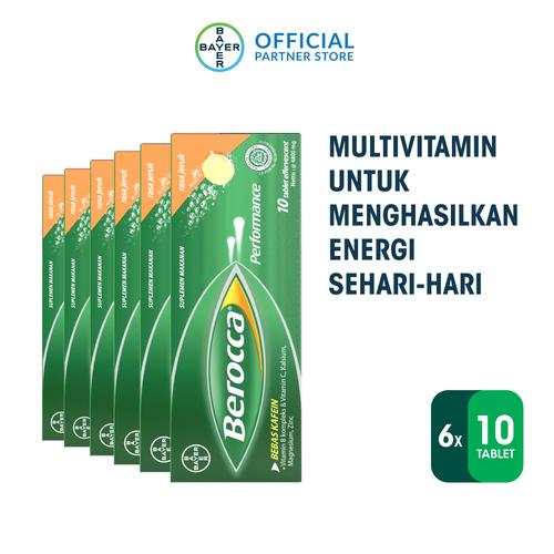 Promo Berocca Multivitamin B kompleks & Magnesium Rasa Jeruk 10 Tablet ...