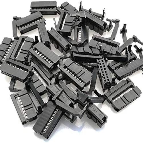 Jual Socket IDC FEMALE 2x8 16p 16 pin Soket Cewe P10 Running Text 2.54 ...