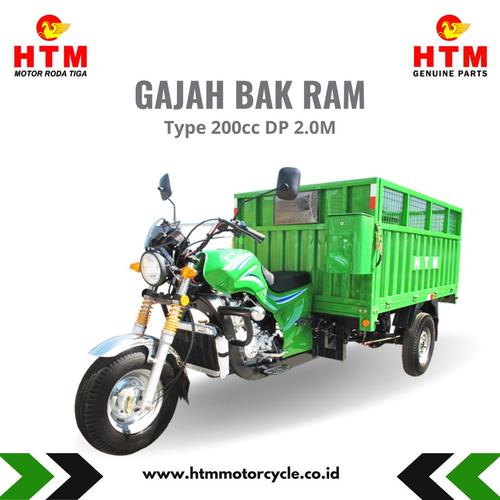 Jual Motor Roda Tiga HTM Bak Ram 200cc Double Power 2 Meter - Jakarta ...