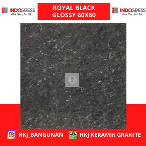 Jual GRANIT LANTAI INDOGRESS ROYAL BLACK 60X60 KUALITAS 1 GRADE A - Kab ...