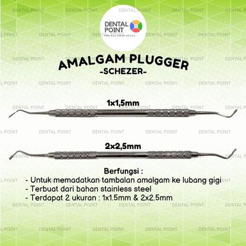 Jual Amalgam Plugger Serrated Tips - Schezer Dental Instrument - Kota Surabaya - Dental Point ...