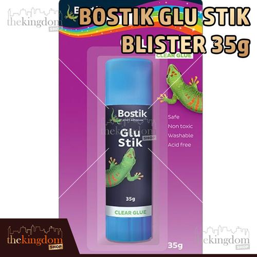 Jual Bostik Glu Stik Clear Glue Blister 35g Stick Lem Kertas Perekat ...
