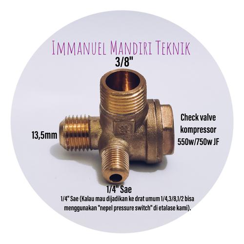Jual Check valve kompressor angin 550w/750w JF / Kompresor Angin 550w ...