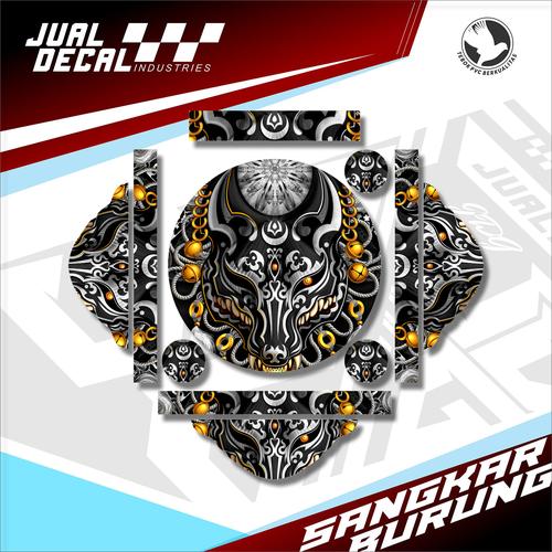 Jual Stiker Tebok Lovebird Decal KITSUNE MASK Sangkar Burung New ...