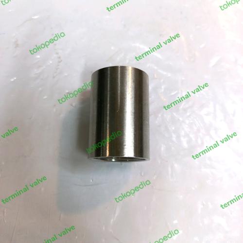 Jual socket ss304 1/2 inch/sock drat dalam ss304 1/2"/coupling ss304 1/ ...