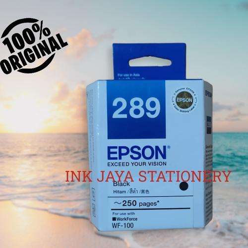 Promo ORIGINAL TINTA EPSON 289 BLACK for Wf-100 T289 BLACK - Jakarta ...
