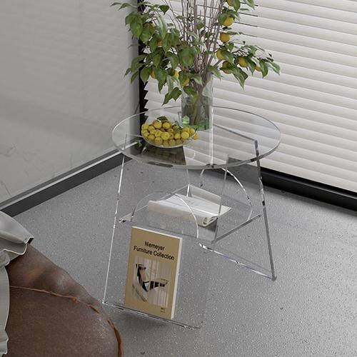 Jual Meja Acrylic Modern Coffee Table Bedside Nordic Table - Kota ...