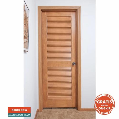 Jual Daun Pintu kamar Minimalis modern Jati, Pintu Kamar, Pintu Rumah ...
