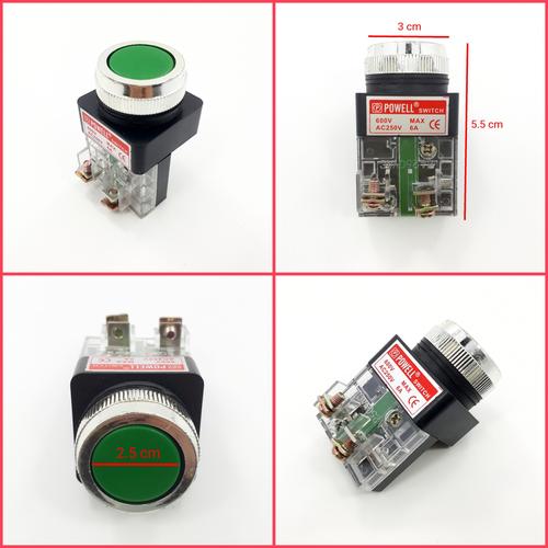 Jual Push On Button NO Momentary Switch Tombol Start Engine PB2511-2F ...