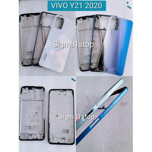Jual CASING VIVO Y21 2020 BACK DOOR FRAME LCD TULANG TENGAH MIDDLE CASE ...
