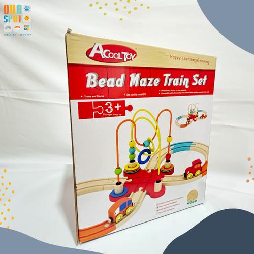 Jual Bead maze wooden train set - mainan rel kereta api - Jakarta Utara ...