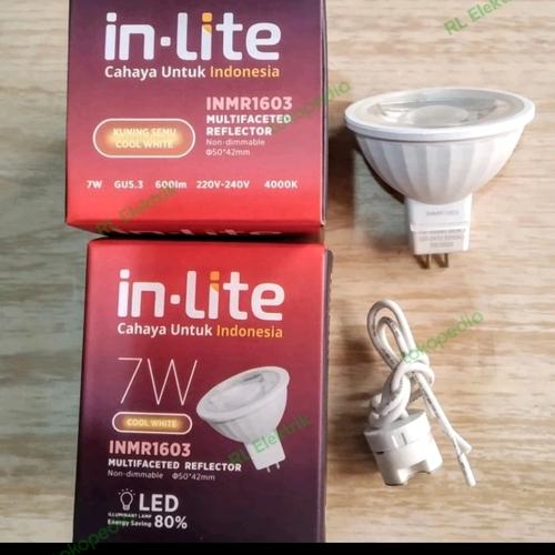 Jual Lampu Led Spotlight Inlite 7w MR16 - 6500K - Jakarta Pusat - RL ELEKTRIK | Tokopedia