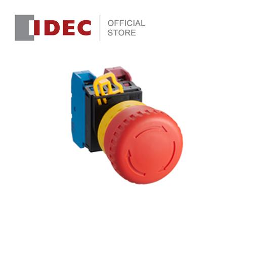 Jual IDEC YW1B-V4E22R Emergency Stop Push Button 22mm 2NO 2NC Red - Kota Tangerang Selatan ...