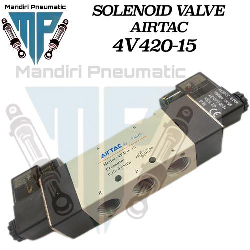 Jual Solenoid Valve 4v420 15 Airtac 220v ac / 24v dc - AC110 - Jakarta Barat - mandiri pneumatic ...