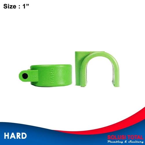 Jual Klem Clam Pipa PVC 1" 1 Hard Clamp Omega Hijau Setara Arrow ...