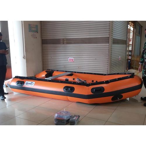 Jual Perahu Karet Rescue Banjir Mancing PVC OCEAN 525 Kapasitas 12 ...