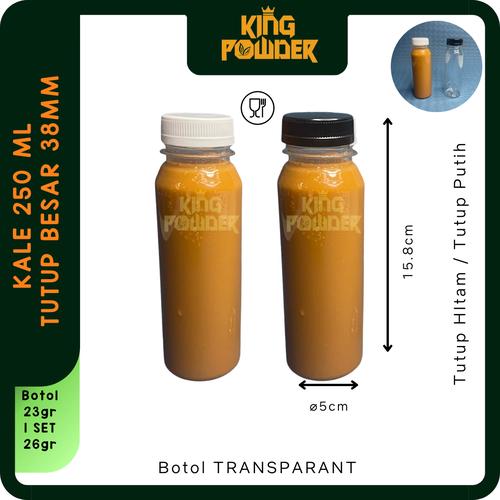 Promo Botol Kale Plastik 250 ml / Botol Jus / Botol minum / Pet / murah ...