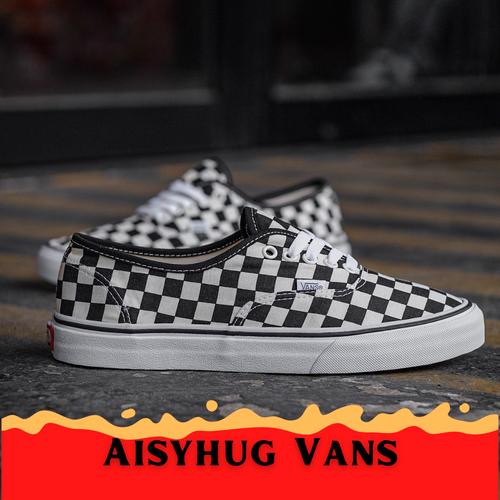 Jual Sepatu Cowok Cewek Vans Authentic Checkerboard Golden Coast ...