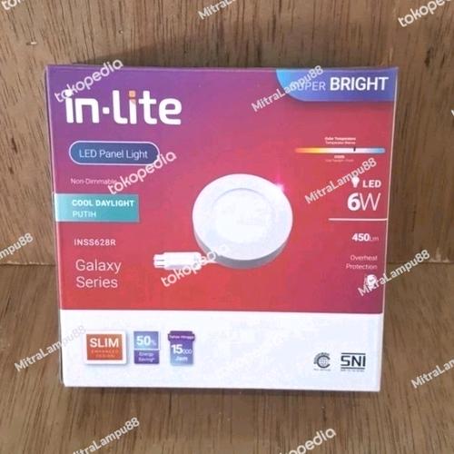 Jual Lampu led Downlight OB INLITE INSS628R 6W 6Watt Panel Outbow Bulat ...