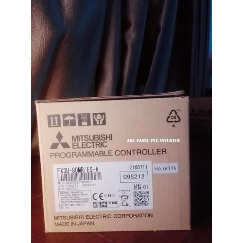 Jual Plc Mitsubishi Fx3U-80Mr/Es-A Fx3U 80Mr 80Io - Jakarta Selatan ...